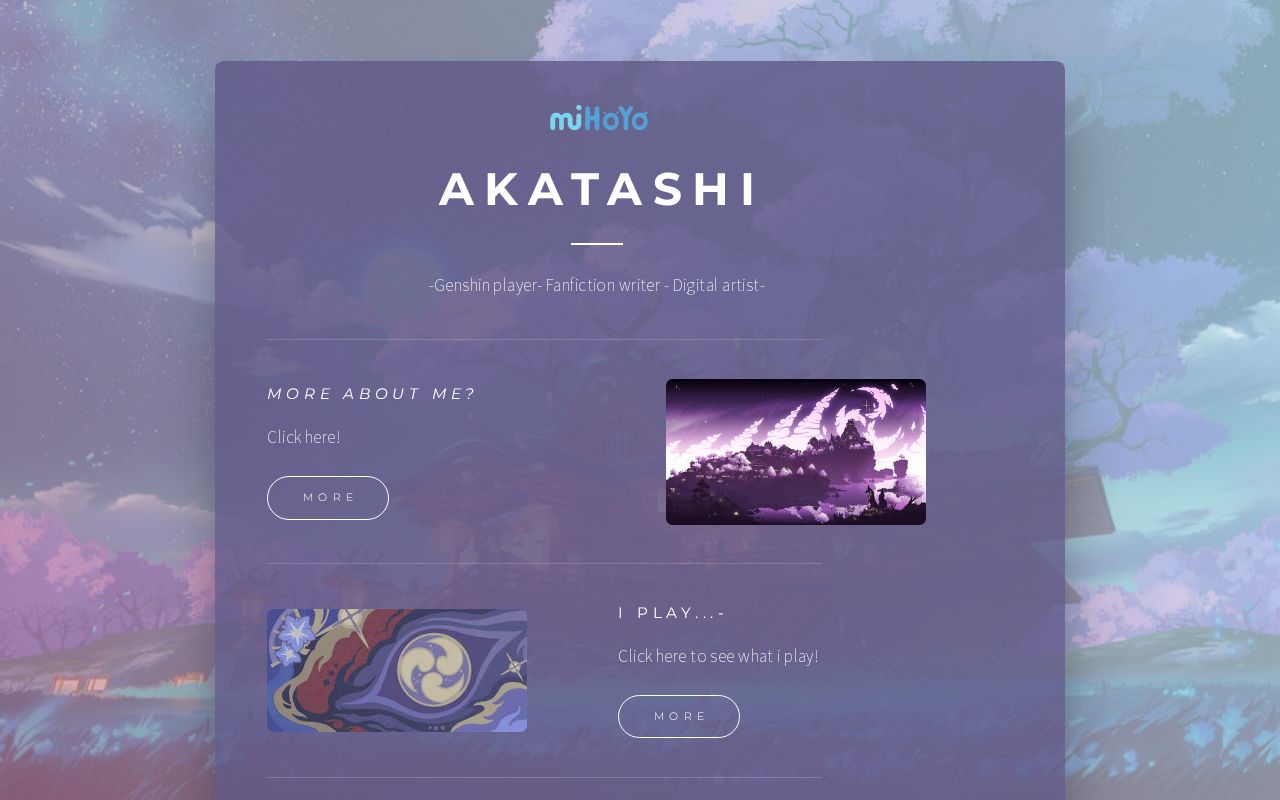 Akatashi's Profile